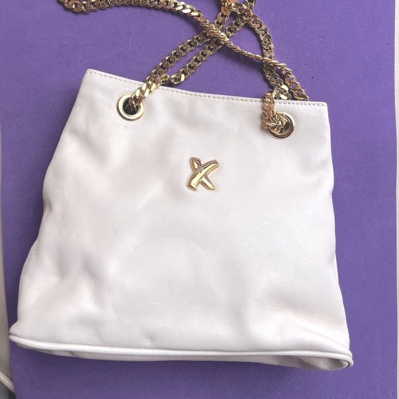 Paloma Picasso | Bags | Vintage Paloma Picasso Chain Lamb Leather ...